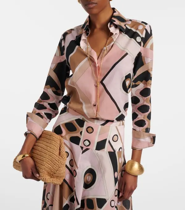 Emilio Pucci Vivara Cotton Shirt - Multicoloured