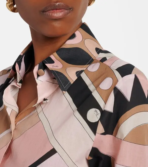 Emilio Pucci Vivara Cotton Shirt - Multicoloured