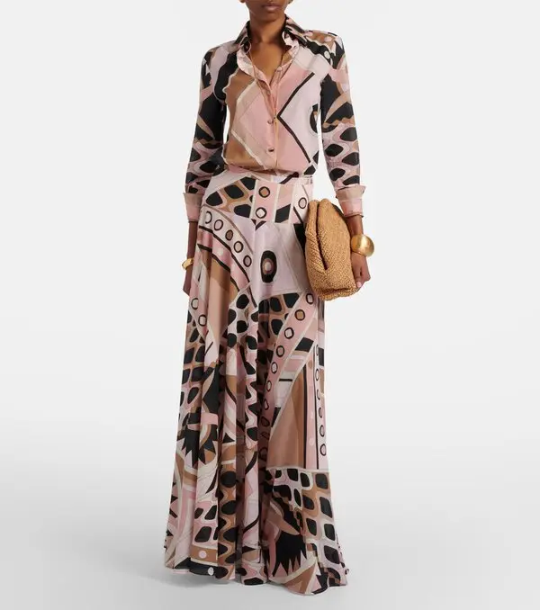 Emilio Pucci Vivara Cotton Shirt - Multicoloured