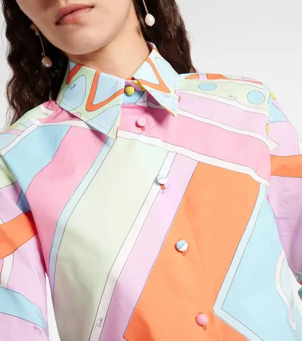 Emilio Pucci Vivara Cotton Shirt - Multicoloured