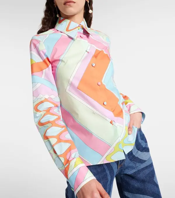 Emilio Pucci Vivara Cotton Shirt - Multicoloured