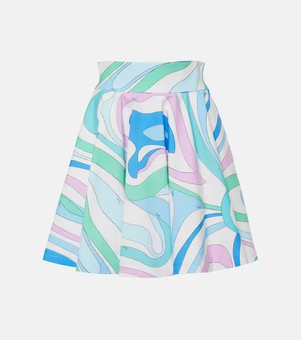 Emilio Pucci Marmo Printed Miniskirt