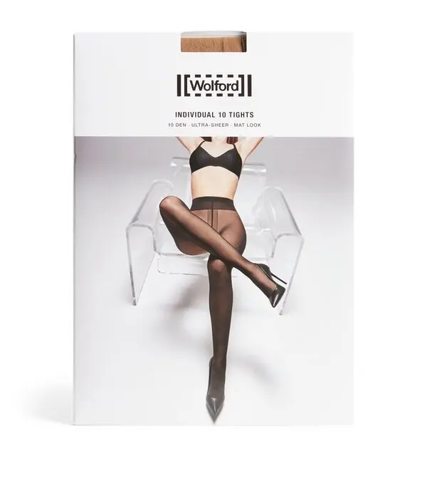 Wolford Individual 10 Tights - Beige