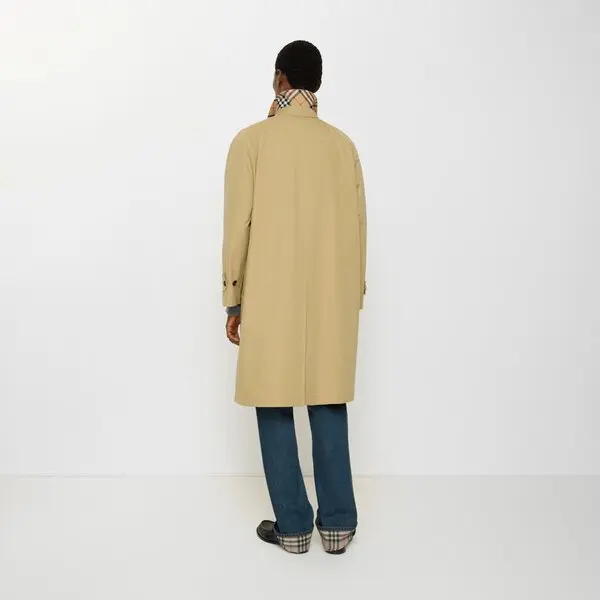 Burberry Cotton Car Coat - Hamper Beige