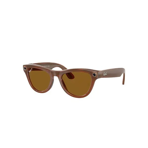 Ray-ban Meta Skyler Ai Glasses - Caramel