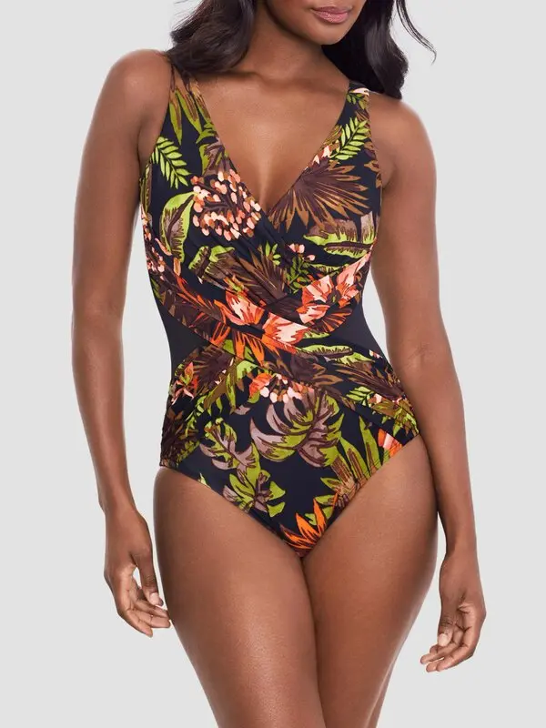 Miraclesuit Botanico Crossover One-piece Swimsuit