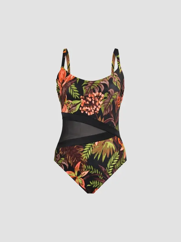 Miraclesuit Botanico Lyra One-piece Swimsuit - Black Multi