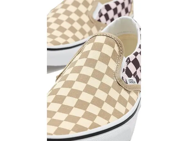 VANS Color-block Classic Slip-on Sneakers - Beige