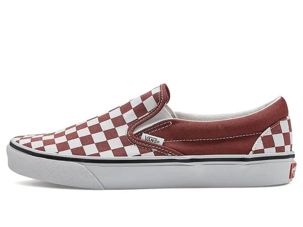 VANS Color-block Classic Slip-on Sneakers - Red