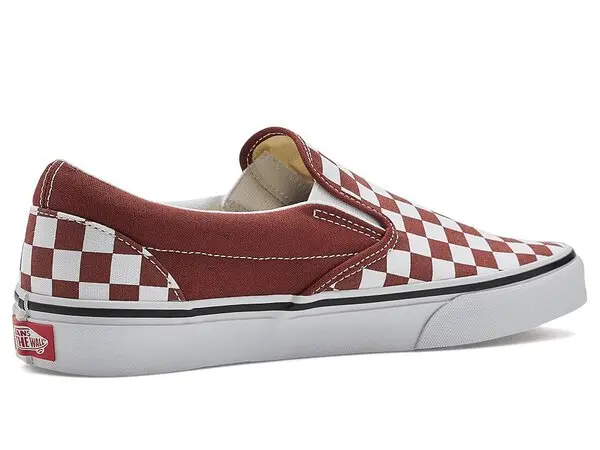 VANS Color-block Classic Slip-on Sneakers - Red