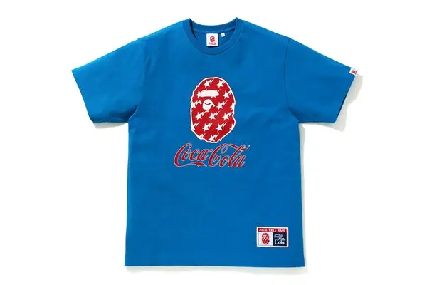 A BATHING APE X Coca Cola Tee Shirt - Blue