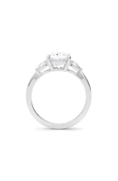 HAUTECARAT Oval And Pear Cut Lab-created Diamond Ring - 18k White Gold