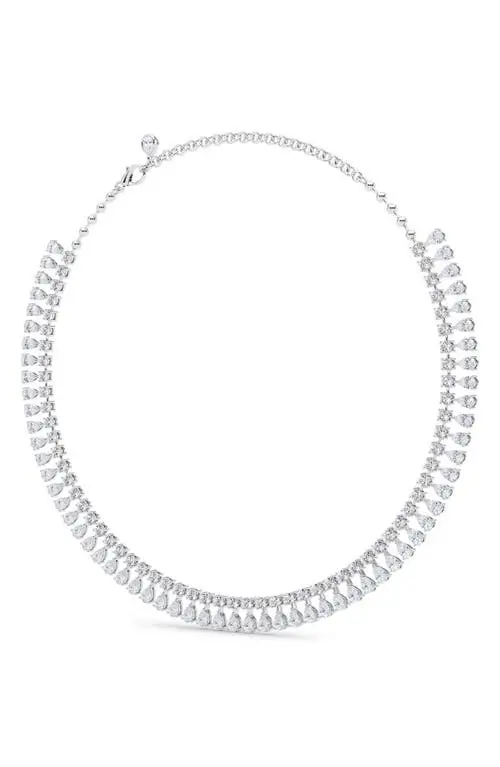 HAUTECARAT Lab Created Diamond Necklace - 18k White Gold
