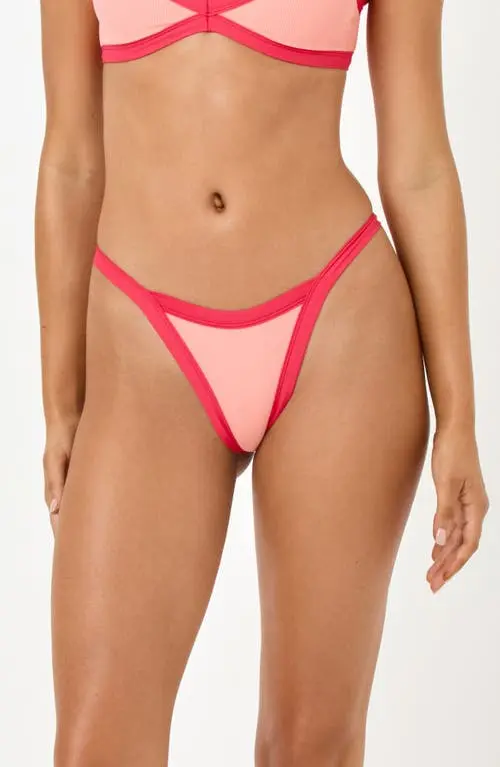 L*Space Mackenzie Bitsy Bikini Bottom - Freshsqueeze/pout