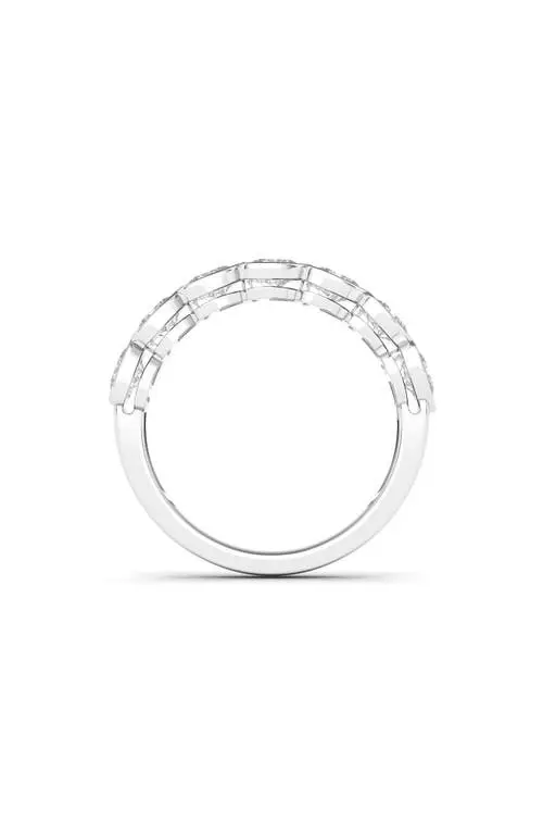 HAUTECARAT Bezel Heart Lab-created Diamond Ring - White Gold