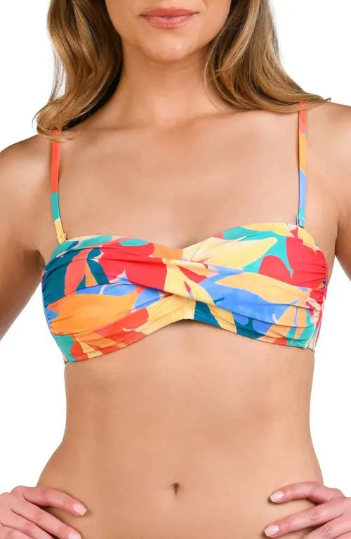 La Blanca Fantasy Resort Twist Bandeau Bikini Top