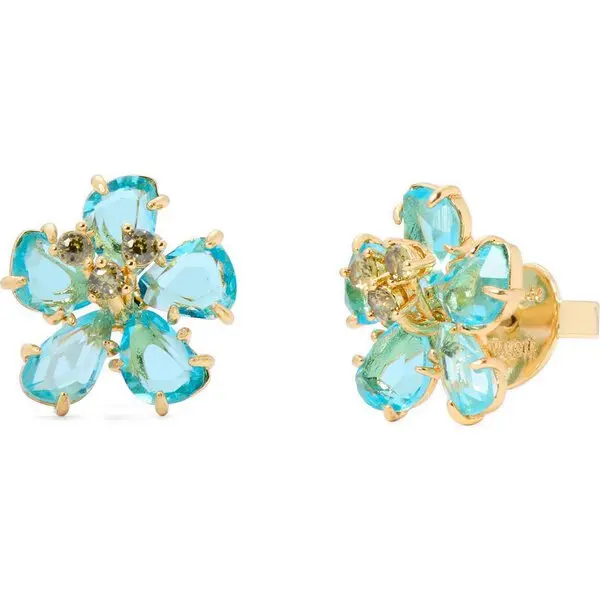 Kate Spade New York Cubic Zirconia Flower Stud Earrings