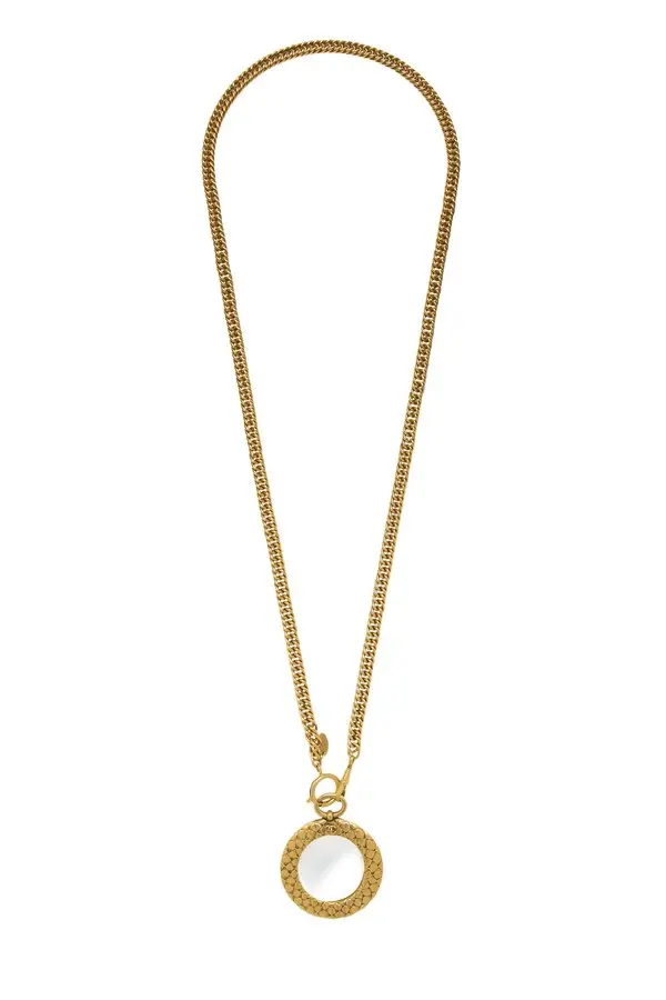 Chanel Monocle Necklace - Gold