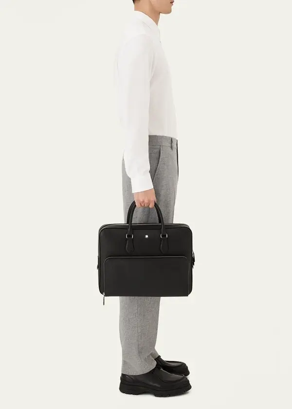 Montblanc Sartorial Medium Document Briefcase - Black