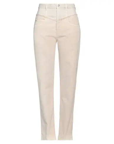 Isabel Marant Étoile Cotton Mom Jeans - Beige