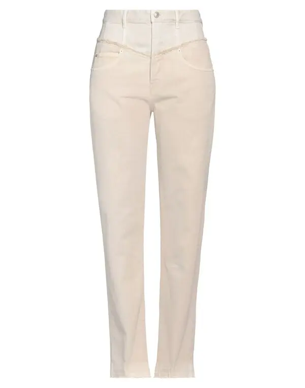 Isabel Marant Étoile Cotton Mom Jeans - Beige