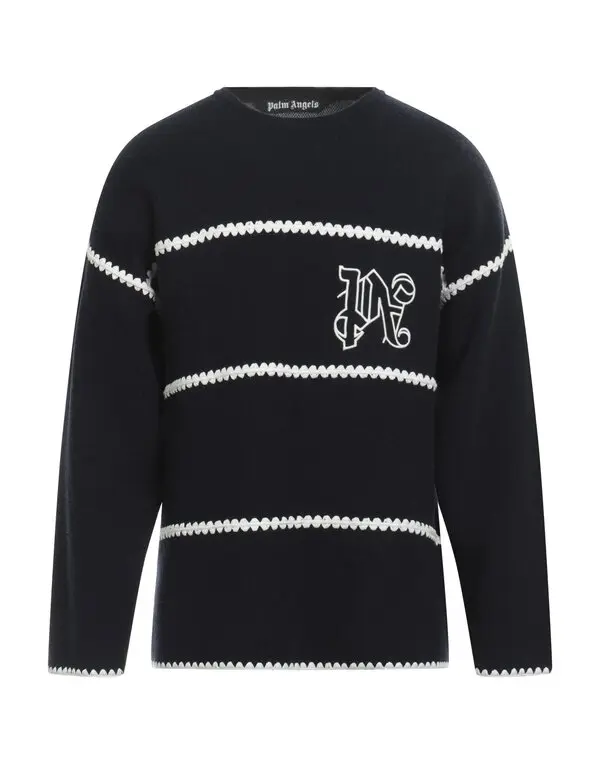 Palm Angels Jacquard-knit Sweater