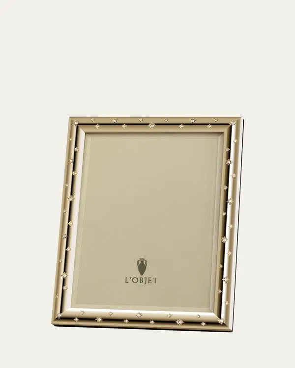 L'Objet Stars 24k -plated Frame, 8" X 10 - Gold