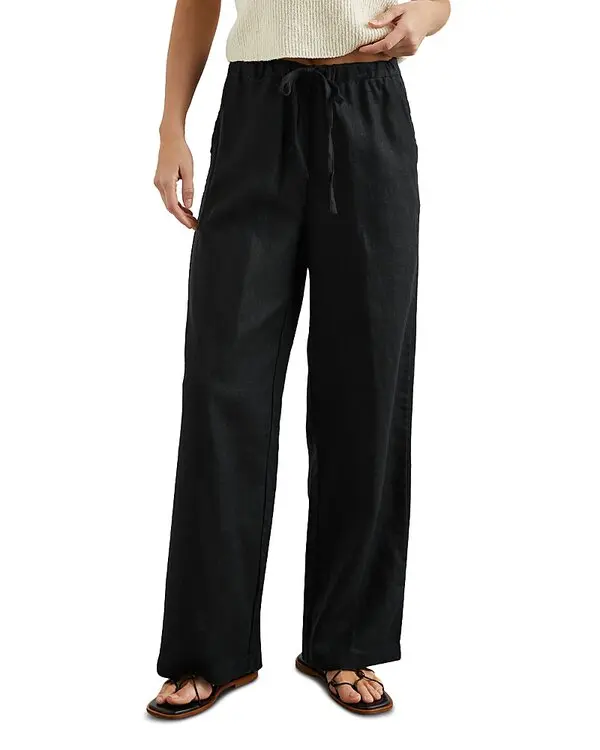 Rails Emmie Linen Pants - Black