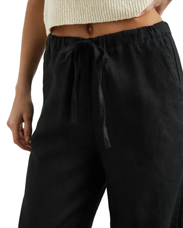 Rails Emmie Linen Pants - Black