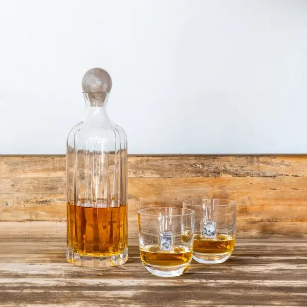 ANNA NEW YORK Elevo Gemstone Liquor Decanter