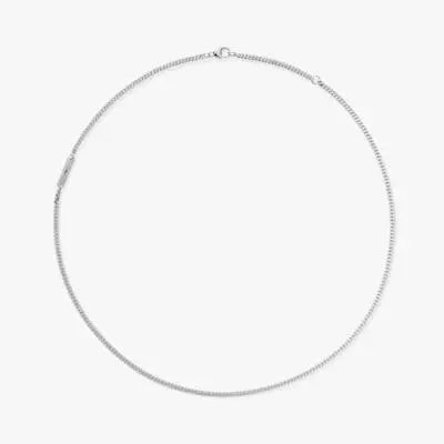 Shinola 3mm Curb Chain Necklace - Sterling Silver