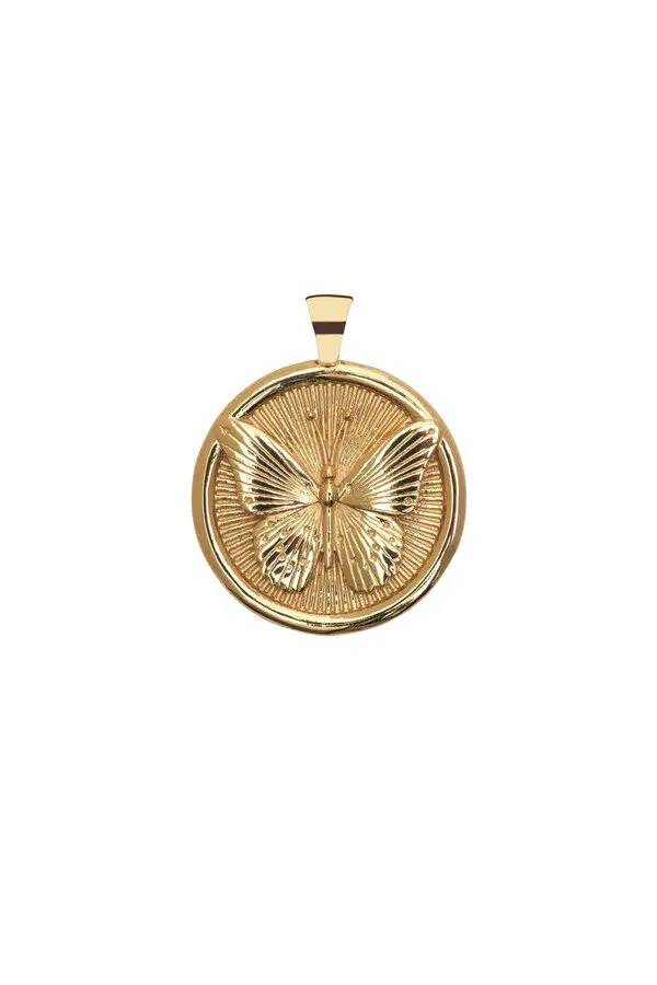 JANE WIN Original Pendant Coin - Gold