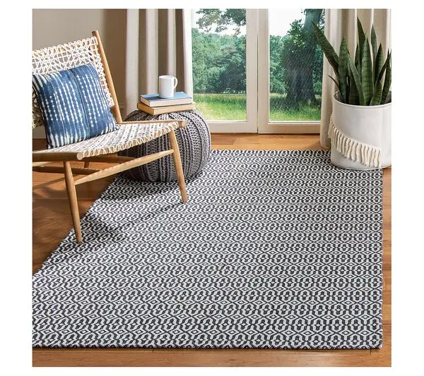 SAFAVIEH Martha Stewart 411 Cotton 4' X 6' Rug - One-color