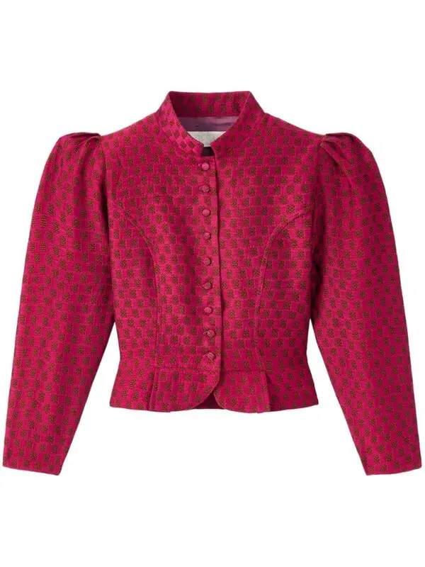 DESTREE Amoako Textured Jacket - Pink