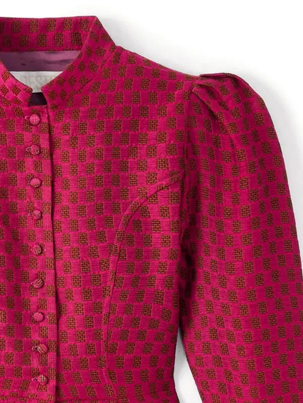 DESTREE Amoako Textured Jacket - Pink