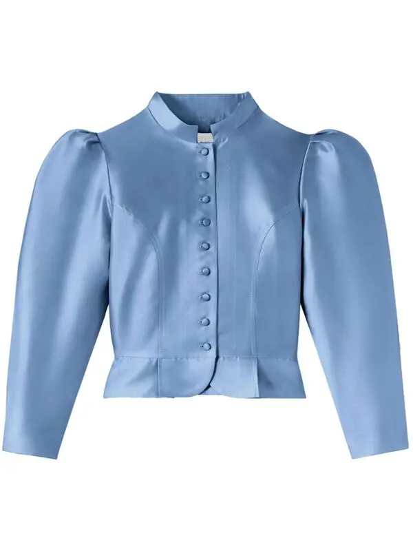 DESTREE Amoako Satin-weave Jacket - Blue