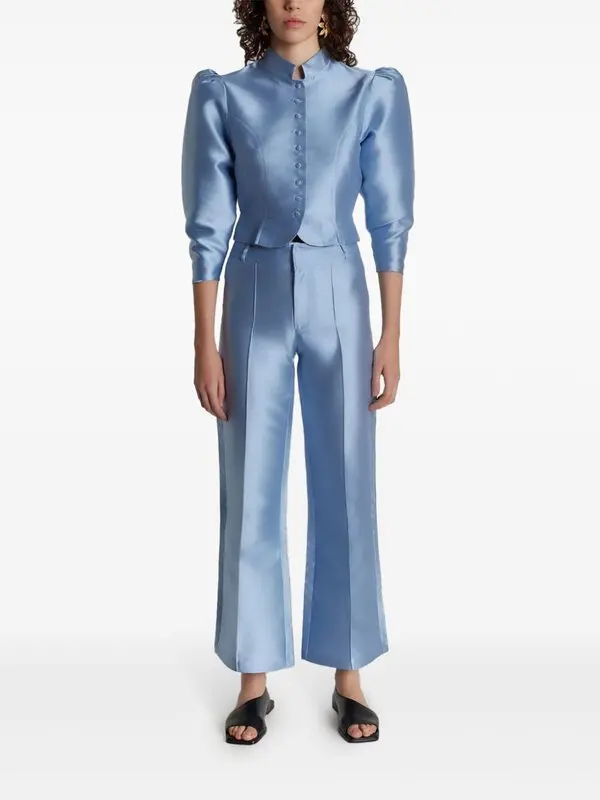 DESTREE Amoako Satin-weave Jacket - Blue