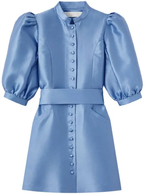 DESTREE Amoako Satin-finish Mini Dress