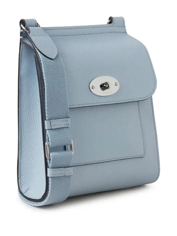 Mulberry Small Antony Leather Shoulder Bag - Blue