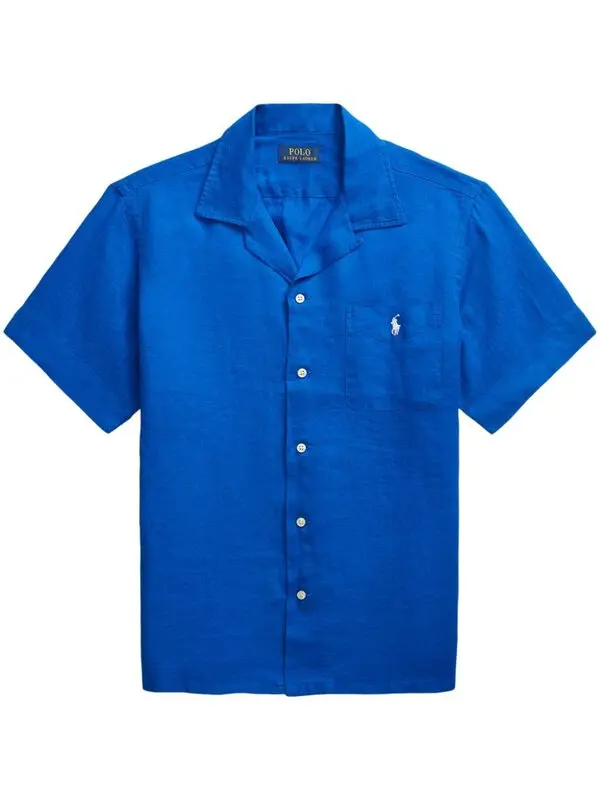 Polo Ralph Lauren Polo Pony Linen Shirt - Blue