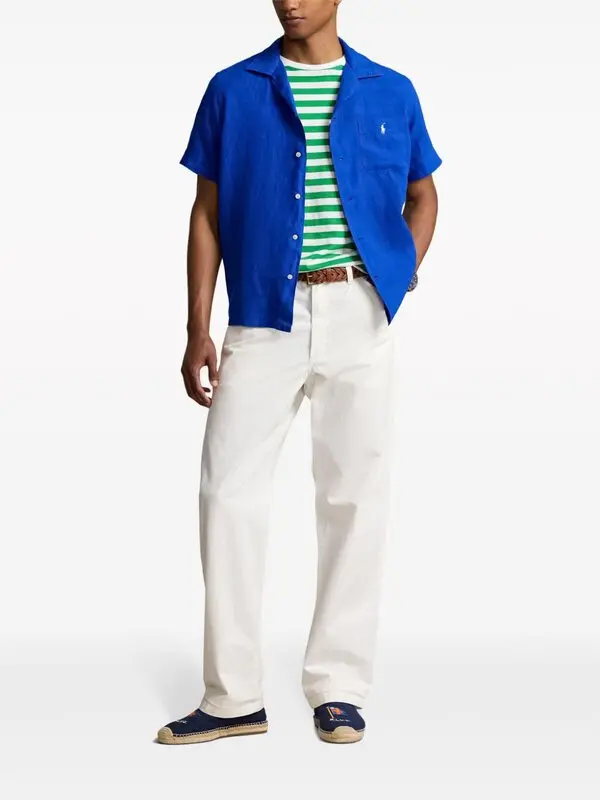 Polo Ralph Lauren Polo Pony Linen Shirt - Blue
