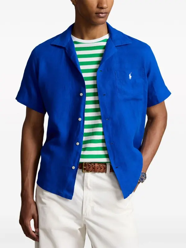 Polo Ralph Lauren Polo Pony Linen Shirt - Blue