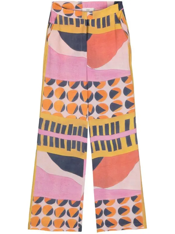 Ba&sh Mallory Printed Trousers - Pink