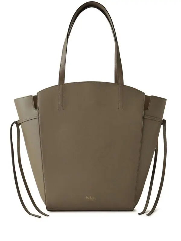 Mulberry Clovelly Leather Tote Bag - Green