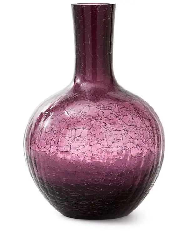 POLSPOTTEN Small Ball Body Glass Vase - Purple