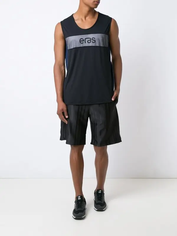 AMIR SLAMA X Erasmo Logo Tank T-shirt