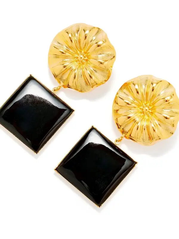 DESTREE Sonia Daisy Square Drop Earrings