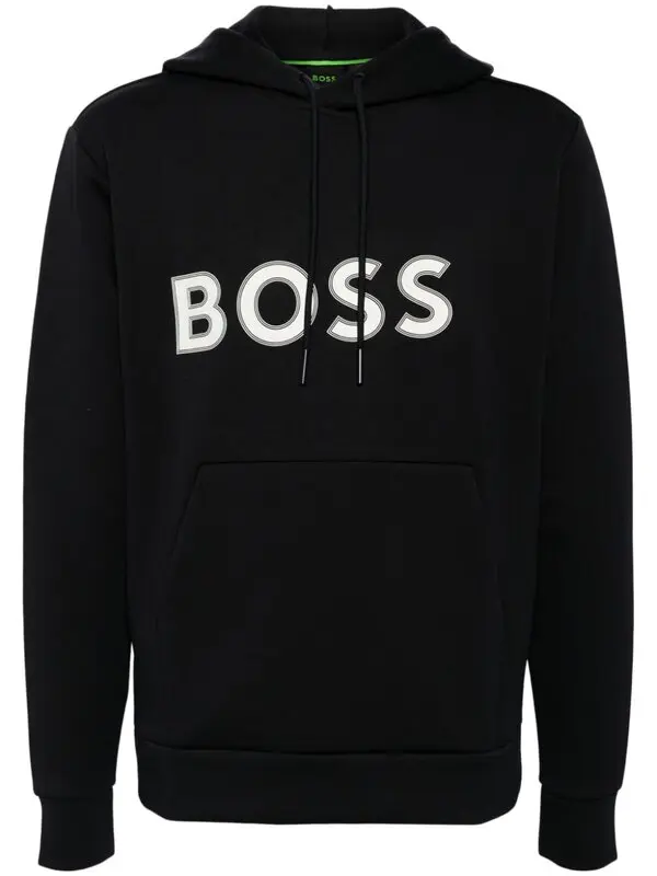 BOSS Logo Print Hoodie