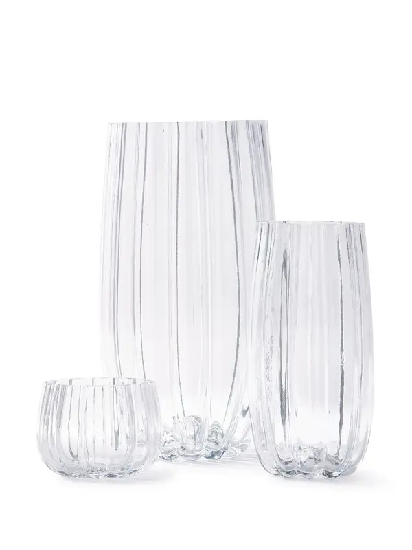 POLSPOTTEN Large Melon Glass Vase