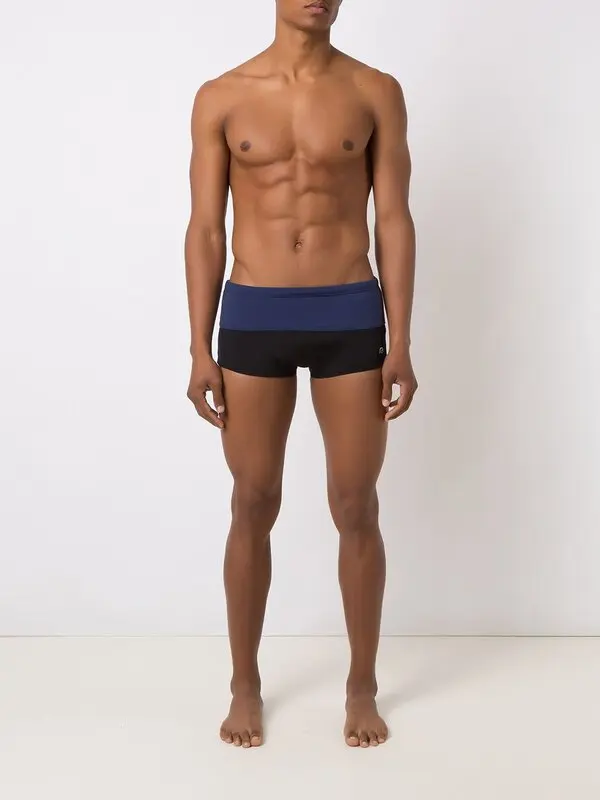 AMIR SLAMA Two-tone Swim Trunks